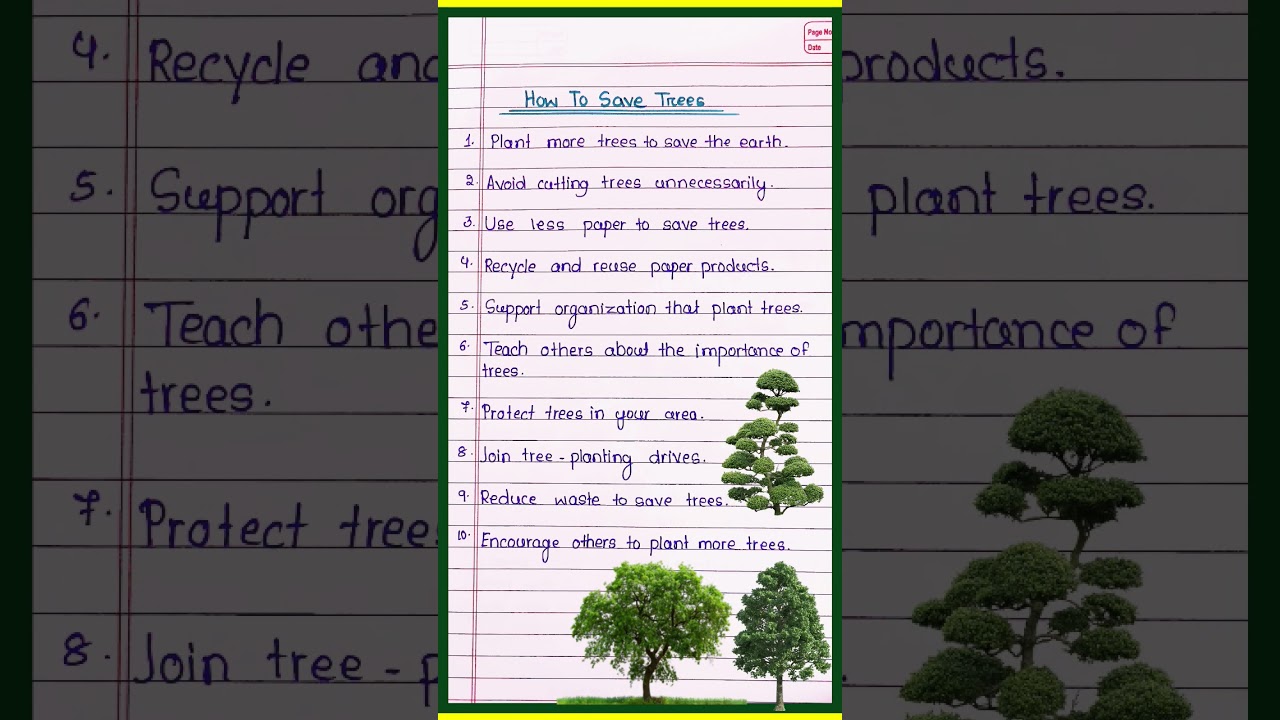 How to Save Trees Essay in English l Save Trees Essay in English l #plantatree