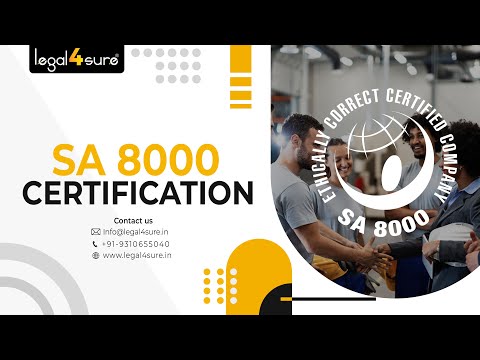 SA-8000 Certification Services, SA 8000 Certification Consultants in India