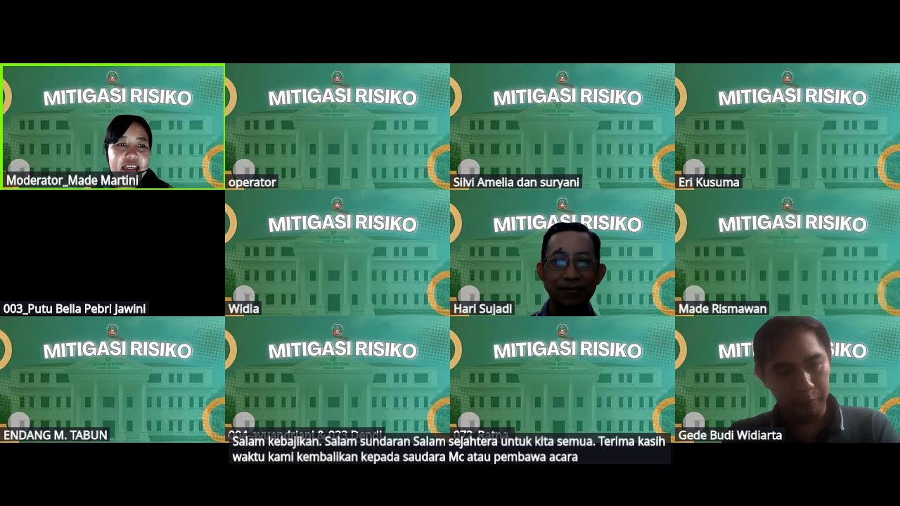 webinar mitigasi risiko