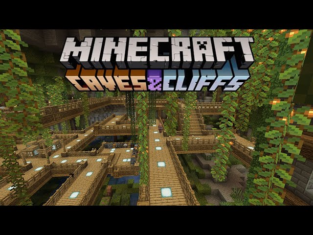 Lush Caves Village Concept Minecraft Map