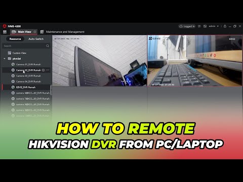 How To Remote Hikvision DVR on PC | Hik Connect for PC