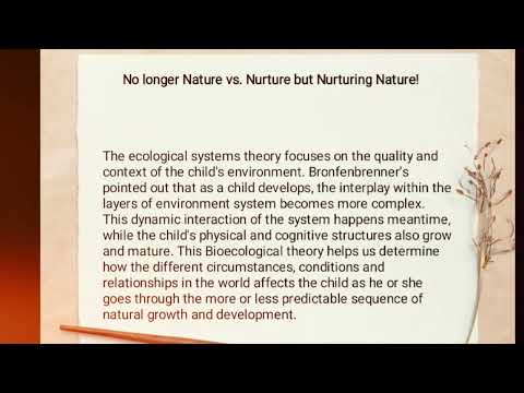 MODULE 10: BRONFENBRENNER'S ECOLOGICAL THEORY