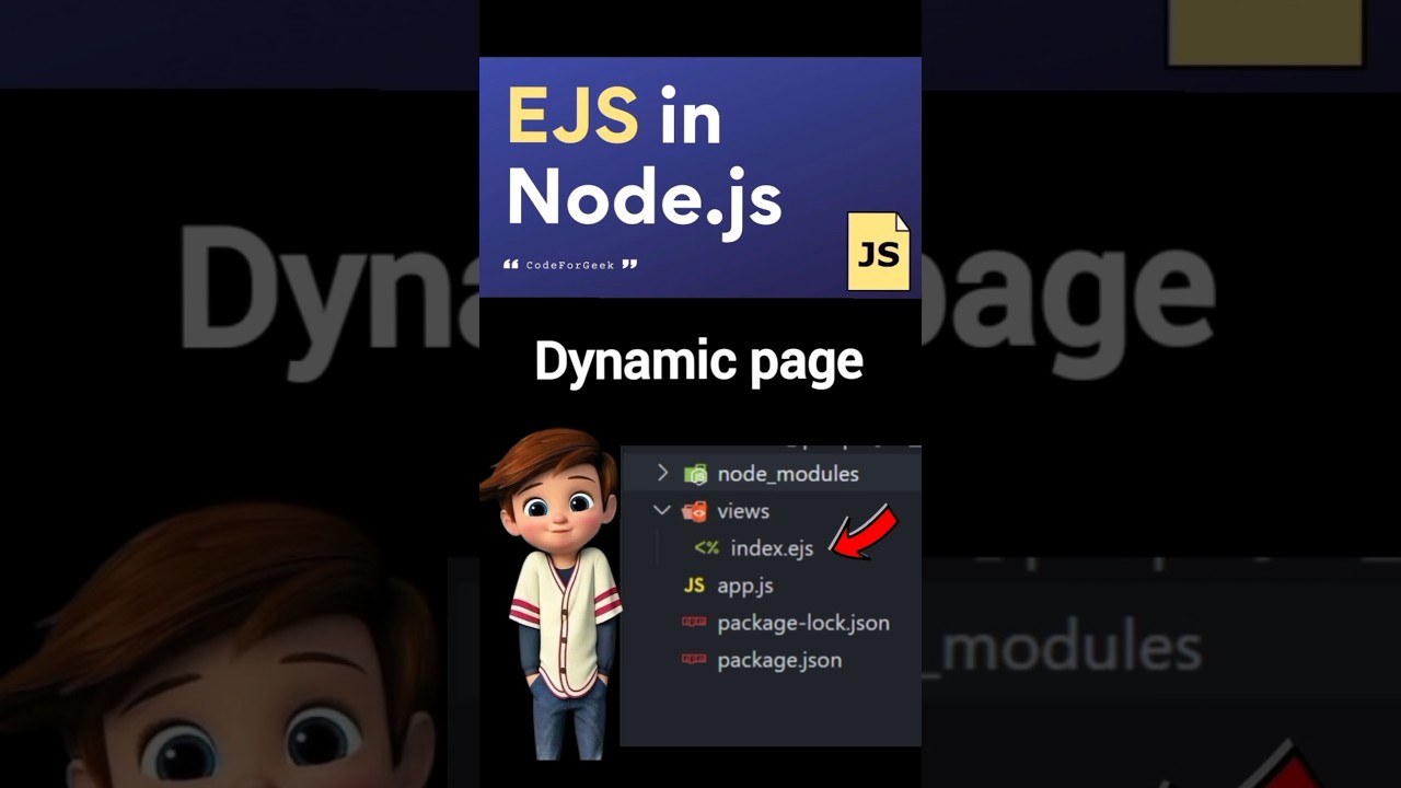 Master EJS with Node.js in Minutes! 🚀 | Easy Templating Guide 💻#ejs#short#shorts#nodejs#backend