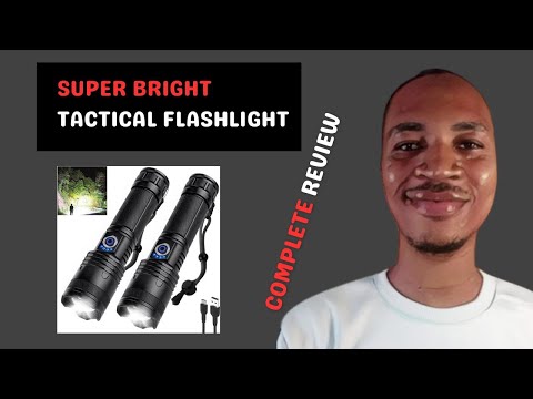 QOPOYU LED Rechargeable Flashlights Review | High Lumens Tactical Flash Light