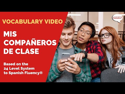 👋🏼 Mis compañeros de clase - Introduction and Saying the Age in Spanish - Vocabulary Video