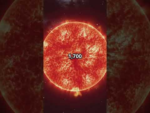 The largest known star is UY Scuti! It’s about 1,700 times the diameter of the Sun 🤯 #Space #Stars