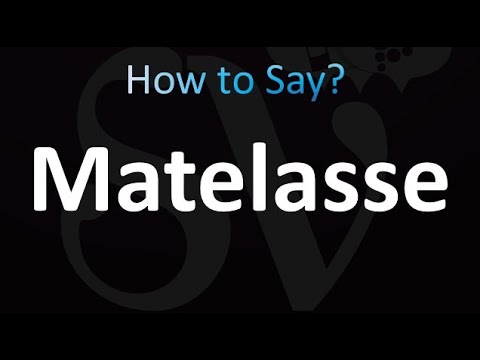 How to Pronounce Matelasse (correctly!)