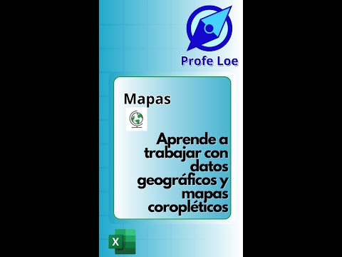 Mapas y Datos geográficos #excel