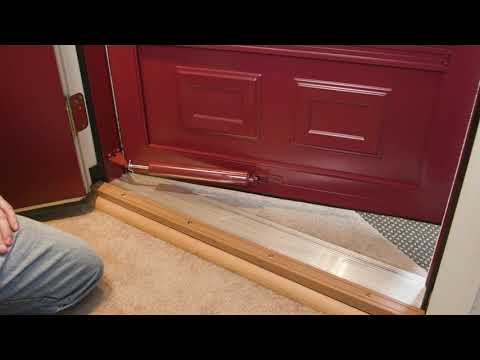 Adjusting The Closing Speed of a Storm Door