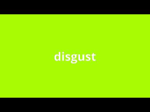 what is the meaning of disgust