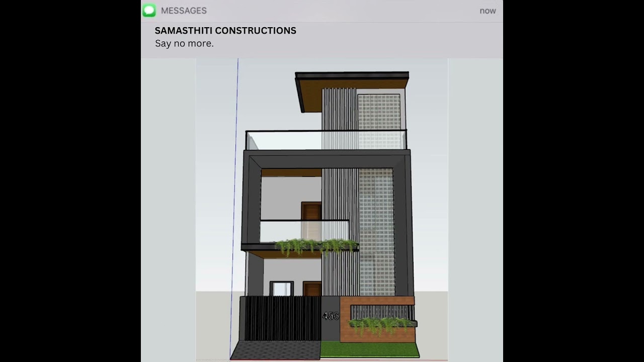 20 feet by 50 feet house front elevation / Home front elevation
