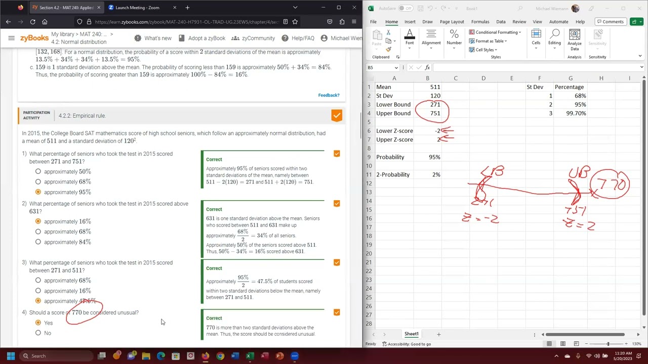 MAT 240 Week04 ZyBook Challenge Activities Video