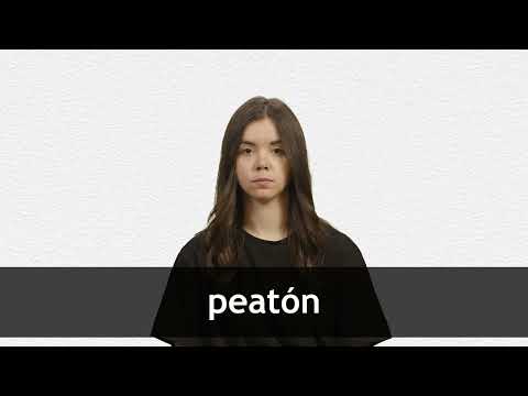 English Translation of “PEATÓN” | Collins Spanish-English Dictionary