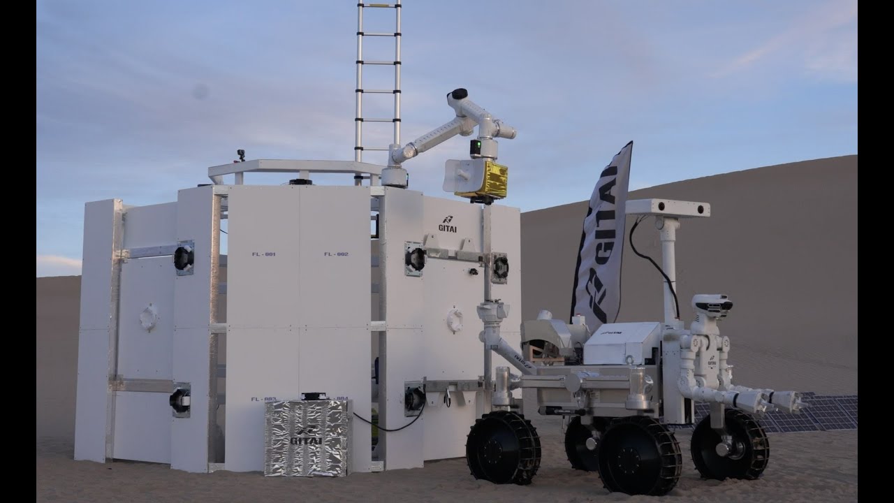 GITAI's Tech-Demo of Lunar Base Construction in a Mock Lunar Surface Environment