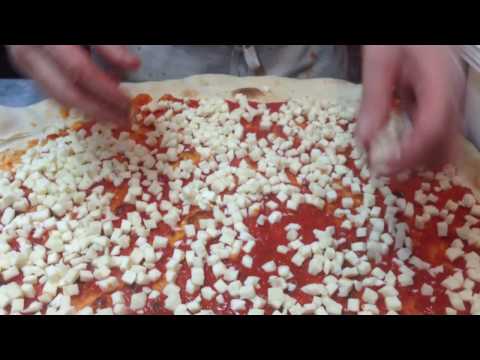 Pizza - Free HD Stock Footage (No Copyright) ---- Pizza Baker, Restaurant, Making Pizza