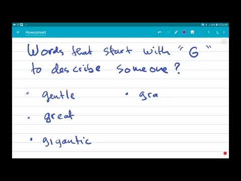 words that start with G to describe someone