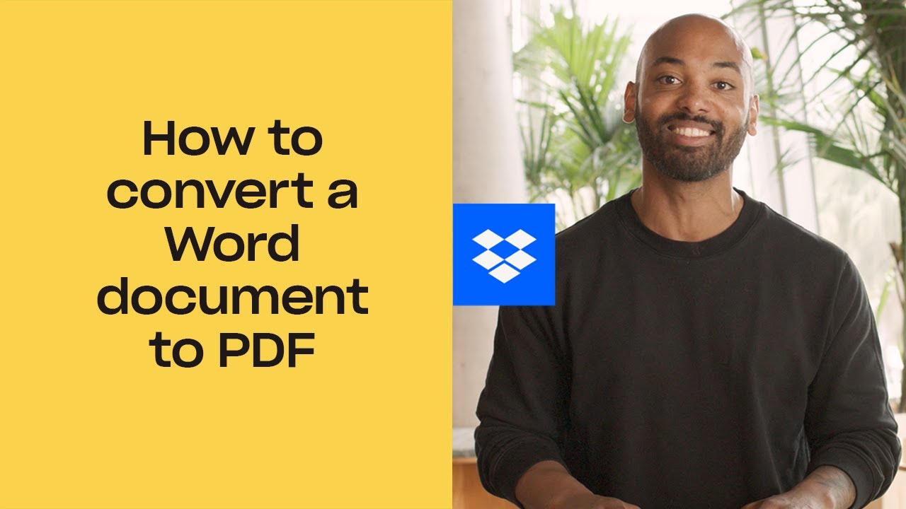 How to convert a Word document to PDF | Dropbox