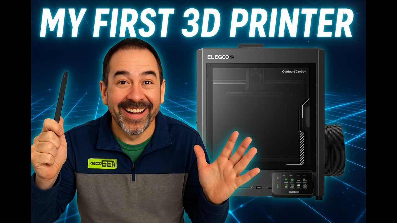 Unboxing & Setting Up My First 3D Printer! | ELEGOO Centauri Carbon