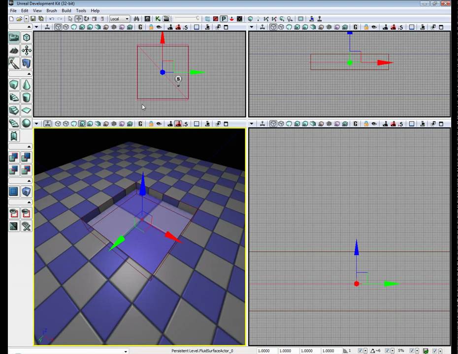 Unreal Development Kit Fluid Surface Actor Tutorial - UDK Tutorial