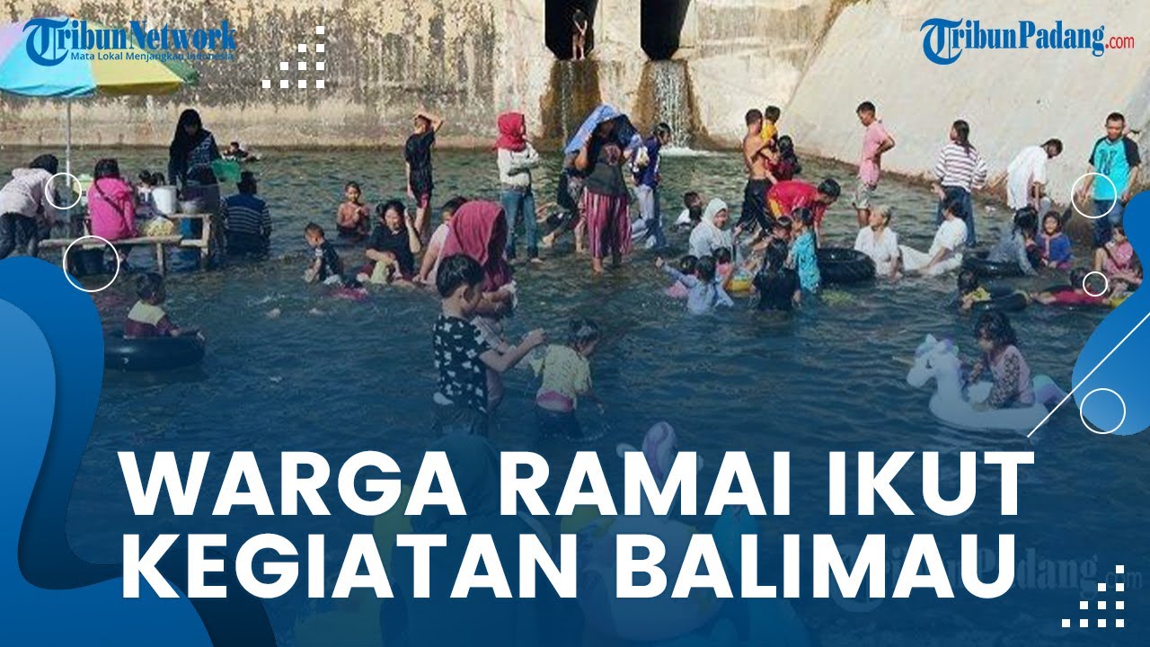 Melihat Kegiatan Balimau di Bendungan Koto Tuo Padang - Tribun Video