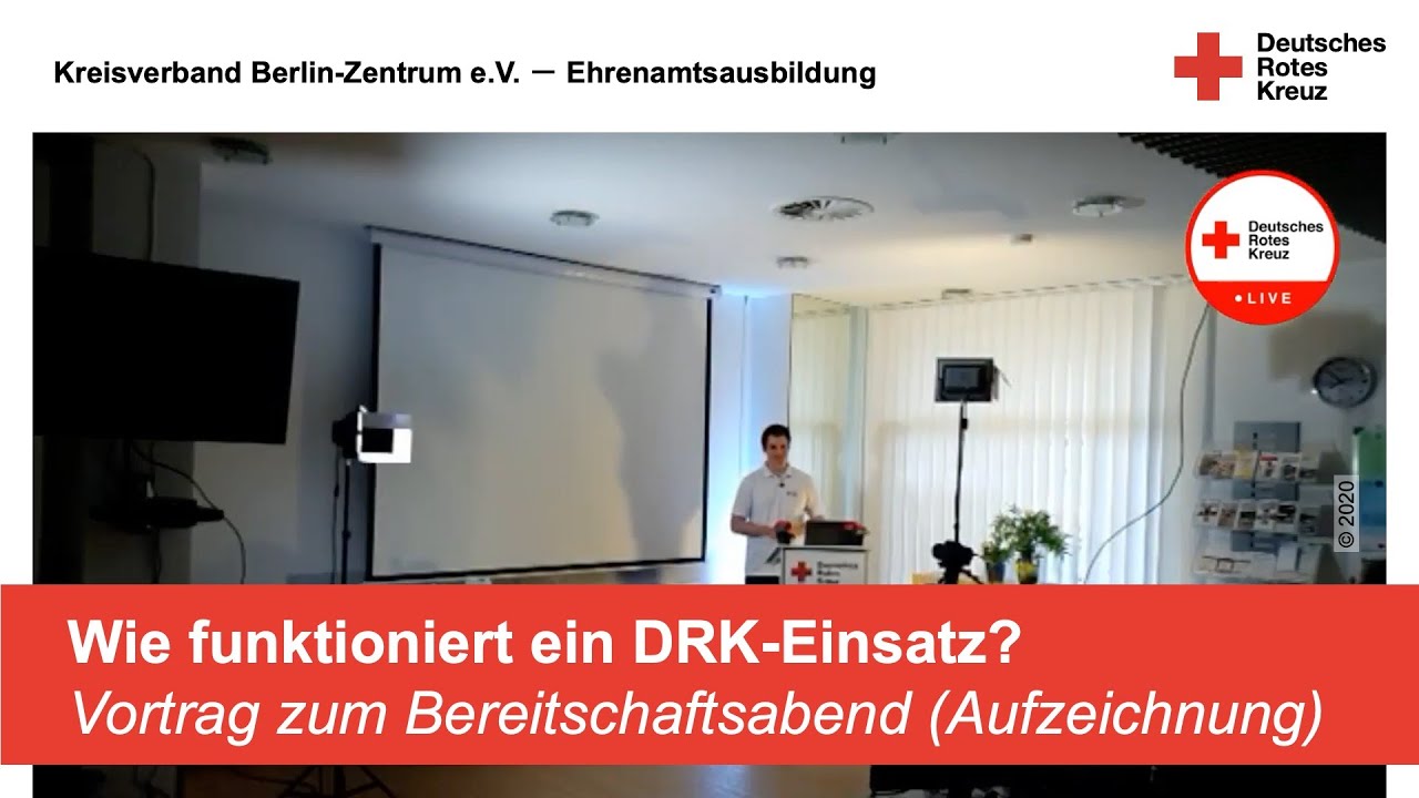[Vortrag] Wie funktioniert ein DRK-Einsatz?