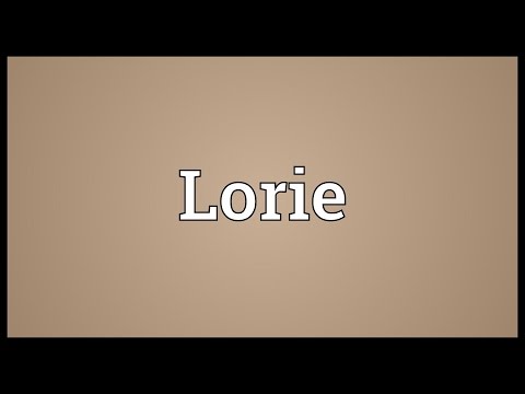 Lorie Meaning