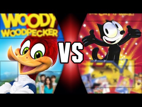 Woody Woodpecker vs Felix (Universal Studios vs DreamWorks) Fan Made Death Battle Trailer