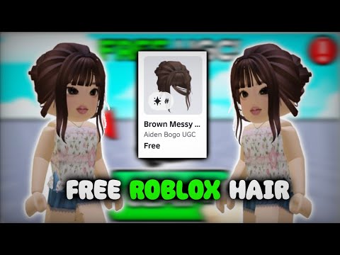 Complete this OBBY and GET THIS HAIR FOR FREE! How to get the Brown Messy Bun Hair for 0 ROBUX :O