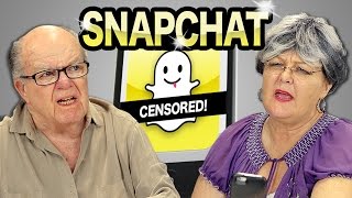 Old people use Snapchat for the first time - their reactions to selfies ...