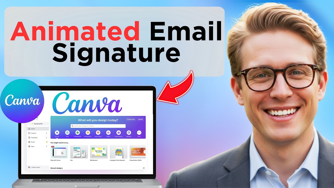 How To Make An Email Signature With Canva + Animated Gif Elements (Updated 2026)