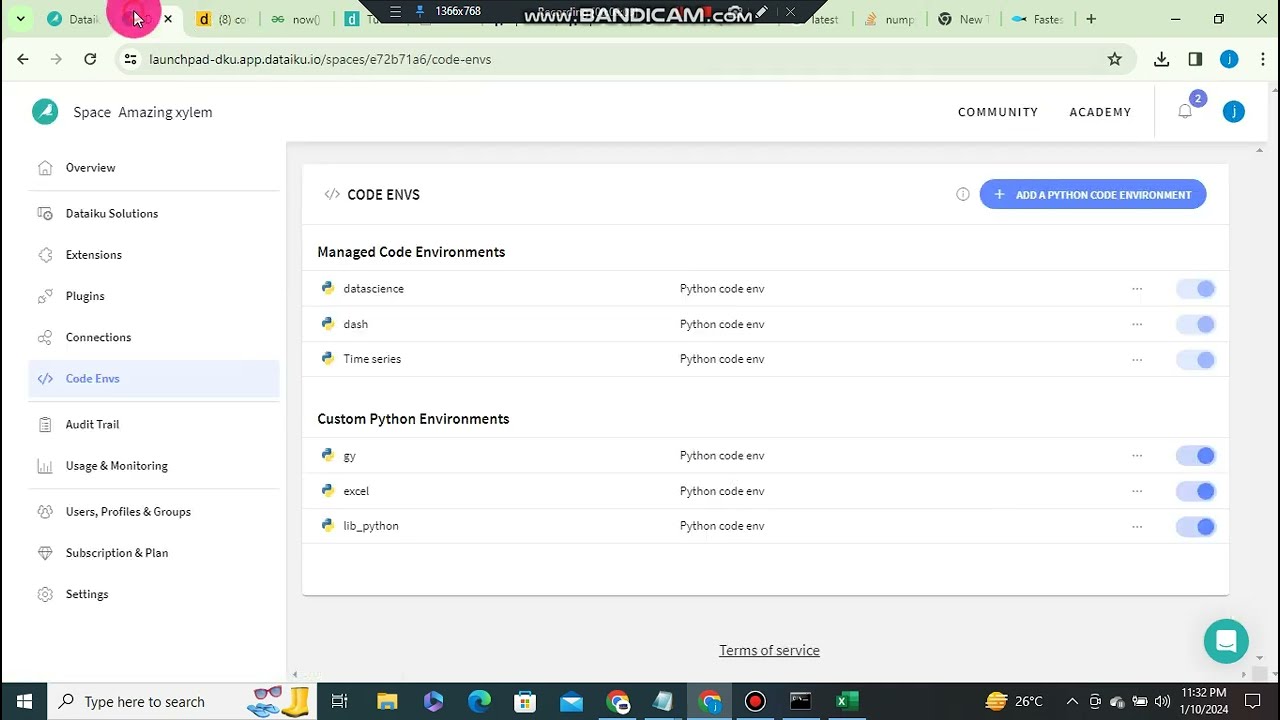 how to do data partition by using the python recipe for multi datasets in dataiku