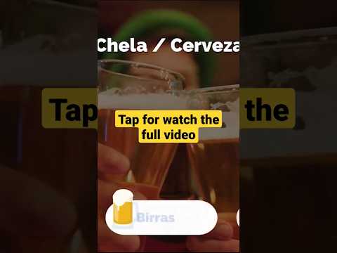 Do you know how beer is colloquially called in Spanish?#spanishvocabulary