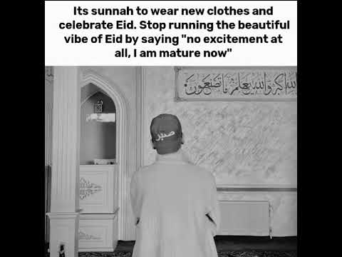 Wear new clothes on Eid!!! #islam #islamic #quran #foryou #eid #gaza #dua #sabr #shorts #shortsfeed