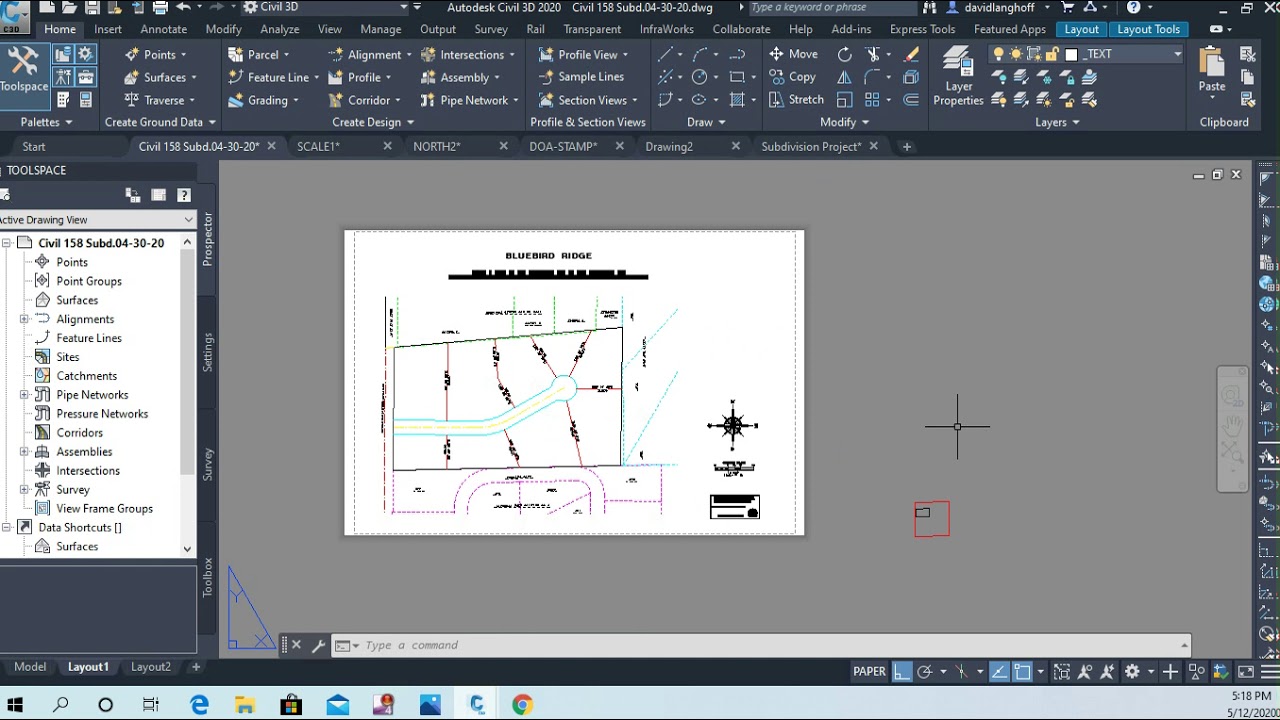 Civil 158 - Adding a Vicinity Map