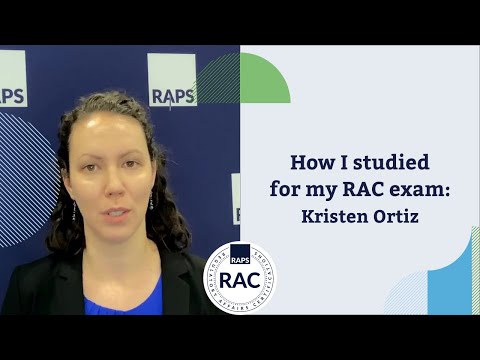 How I studied for my RAC exam: Kristen Ortiz