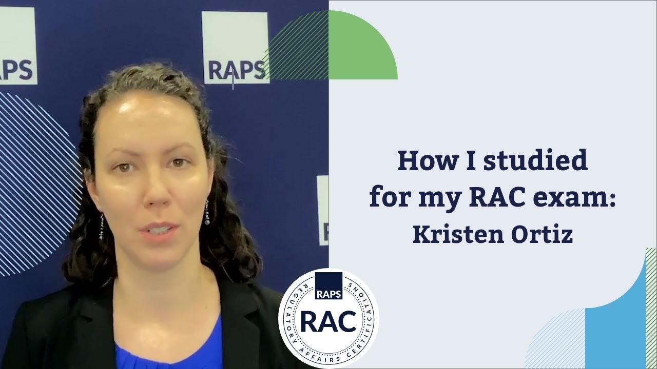 How I studied for my RAC exam: Kristen Ortiz