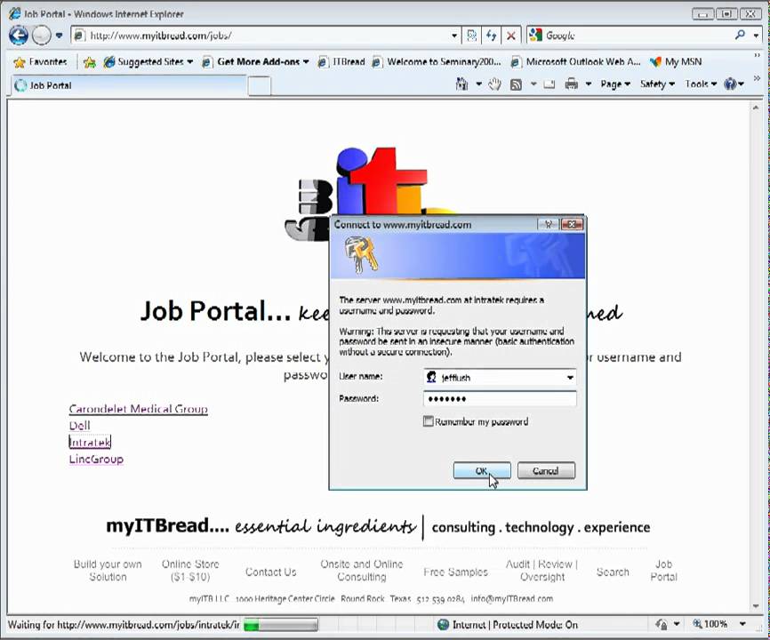 Using the Job Portal