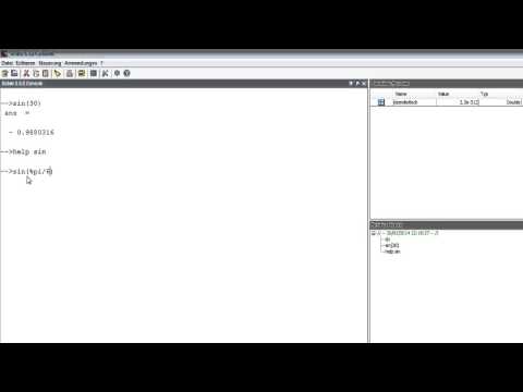 Scilab tutorial 2 -simple calculation – Engineer tutorials