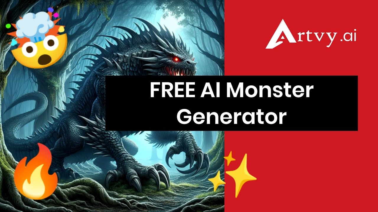 FREE AI Monster Generator - Deepart - Midjourney - Flux