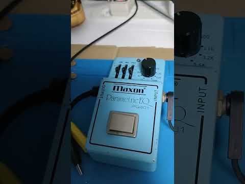 Maxon PQ-401 Parametric EQ Equalizer 1980s - Blue | Reverb