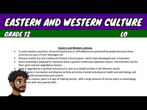 Eastern and Western Culture | Grade 12 LO