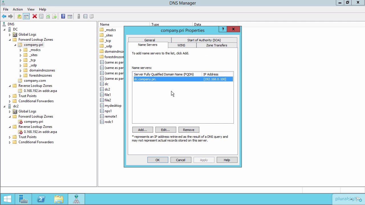 Configure Zone Transfer Settings