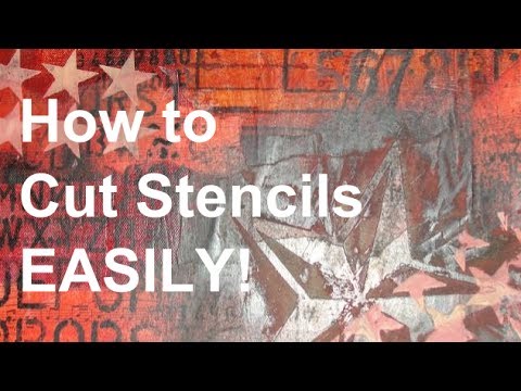 How to Cut Stencils Easily! | Imperfect Impulses with Aaron