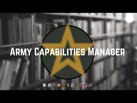 ACM: Army Capabilities Manager