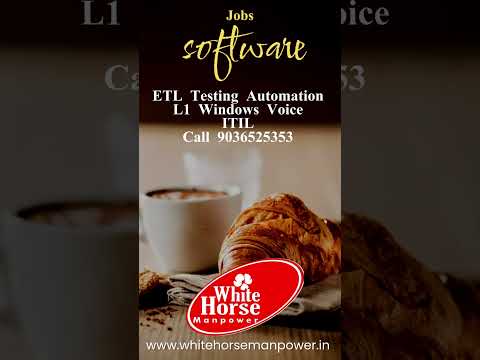 How to get ETL Testing Jobs #whitehorsemanpower #job #techcareers #etltesting #itjobsindia #itjobs