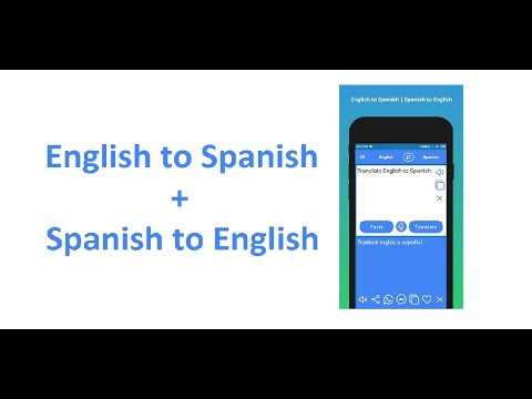 EngEspEng: English to Spanish Translator App Demo English