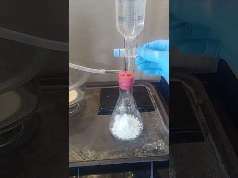 Adding HCl to CaCO3 to produce CO2