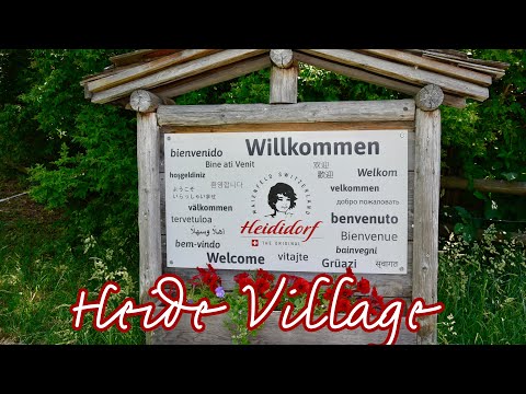Heidedorf Part 1 | Meienfeld | Heide Village | SWITZERLAND 🇨🇭4K | 60fps