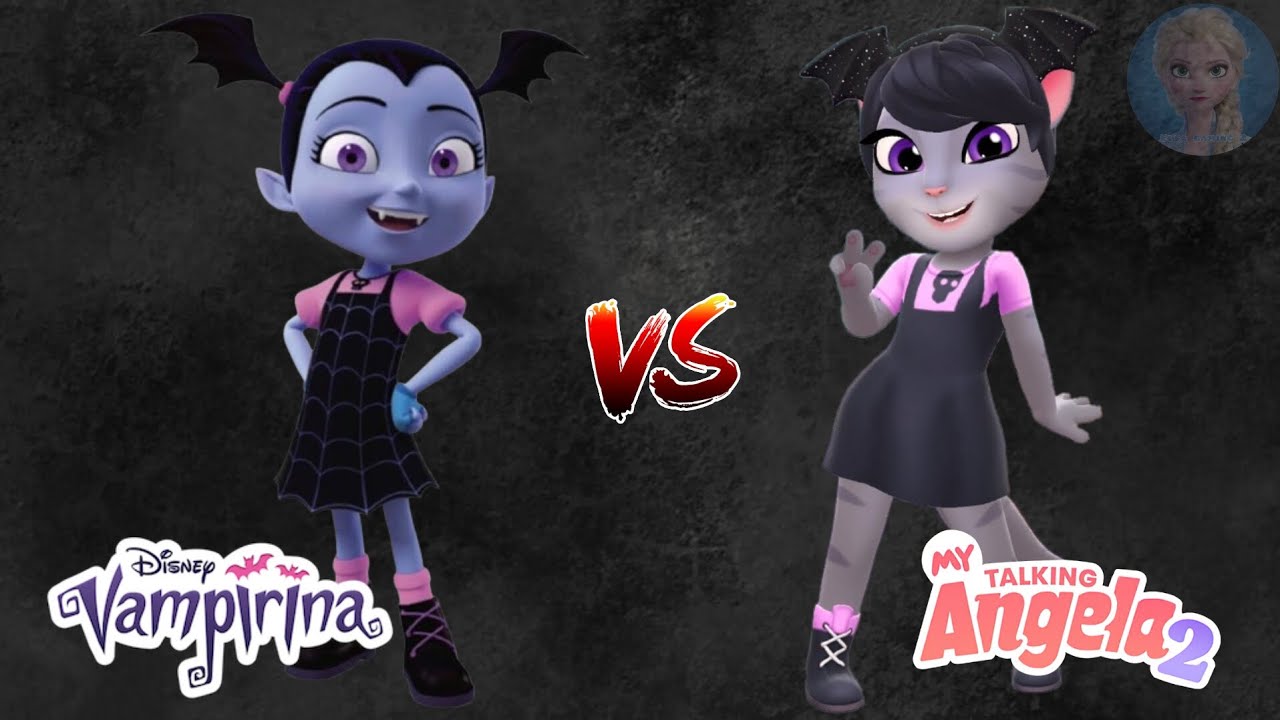 Vampirena vs Angela 2 || My Talking Angela 2 || The Amazing Digital Circus