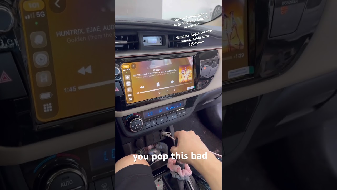 New Headunit for the Corolla! Dasaita baby! #androidautoheadunit